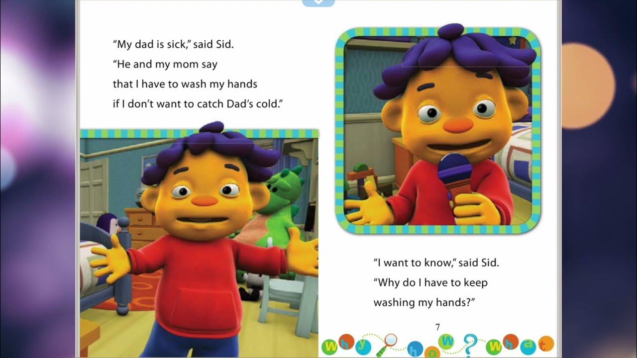 Sid the Science Kid The Trouble with Germs- read aloud - YouTube
