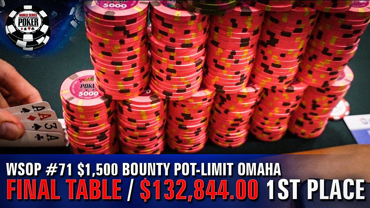 WSOP 2021 $1,500 PLO Bounty FINAL TABLE Event #71 - YouTube