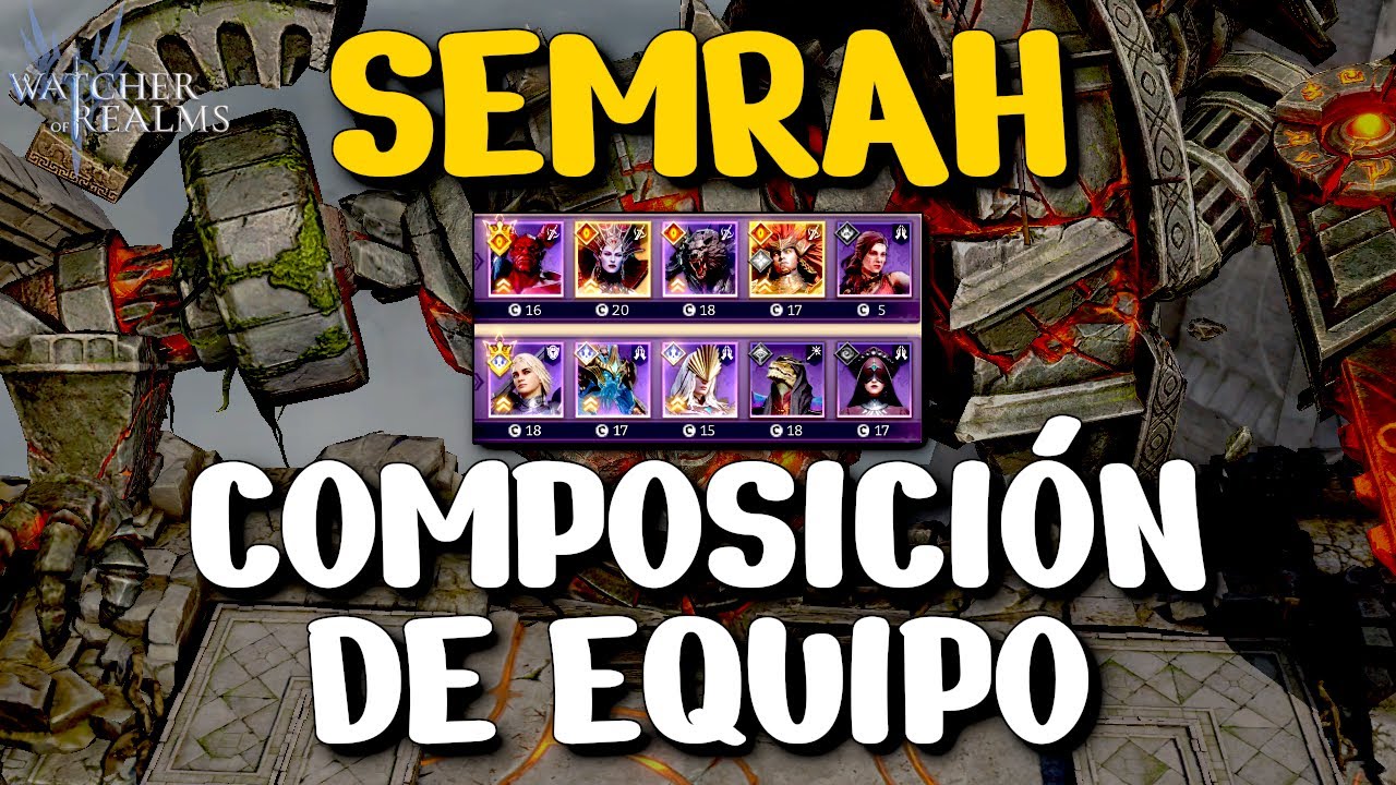 Escoge a tus Campeones Así vs SEMRAH (Composición de Equipo) #WoR en ...