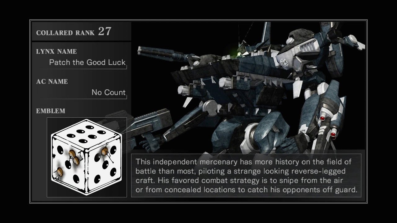 Armored Core: For Answer - Patch the Good Luck (No Count) - YouTube