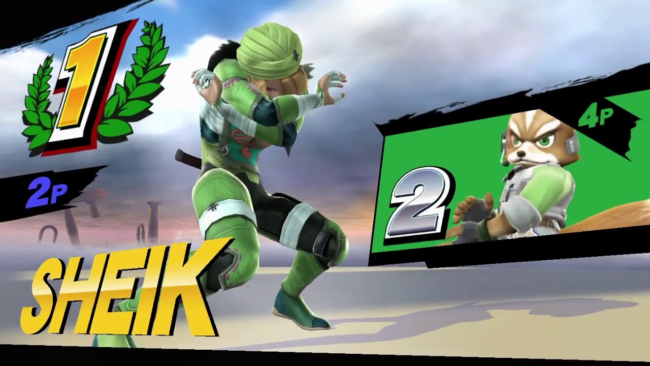 #04 【SSB for Wii U】 SHEIK vs FOX 「大乱闘スマッシュブラザーズ for Wii U」 - YouTube