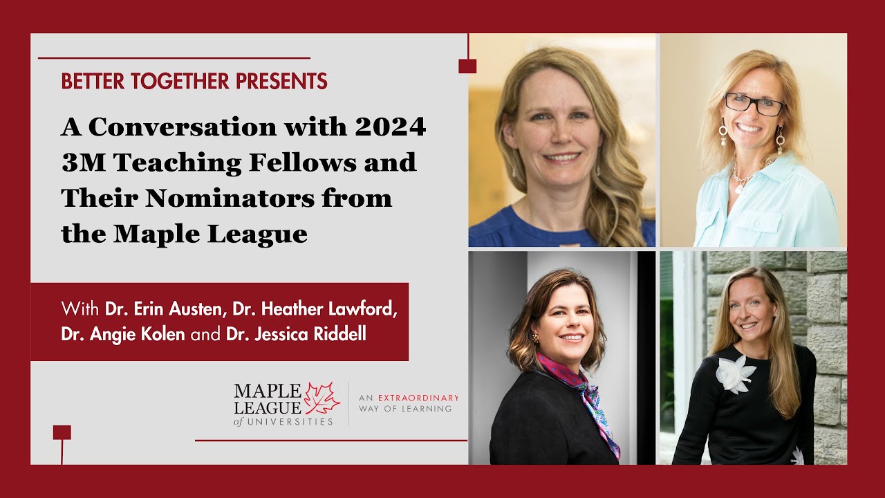 A Conversation with 2024 3M Teaching Fellows and Their Nominators from ...