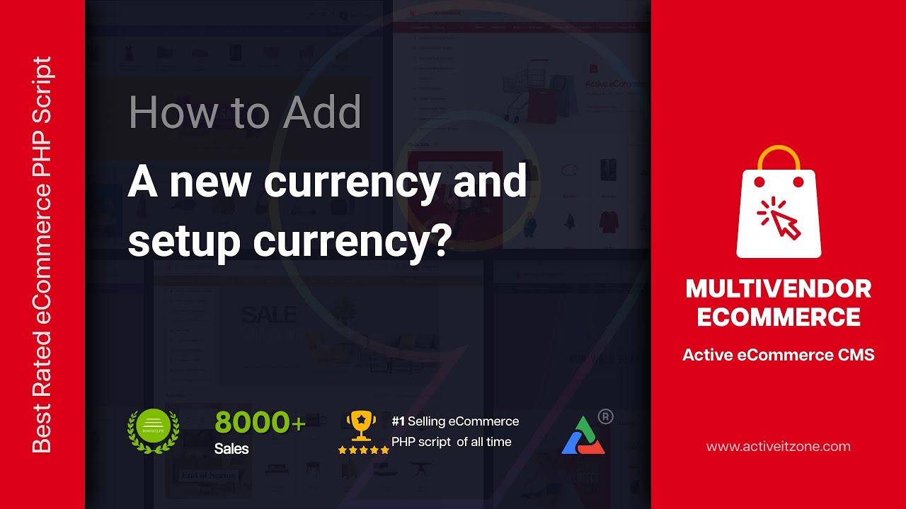 How to Add a New Currency and Set Up Currency | Active eCommerce CMS (v ...