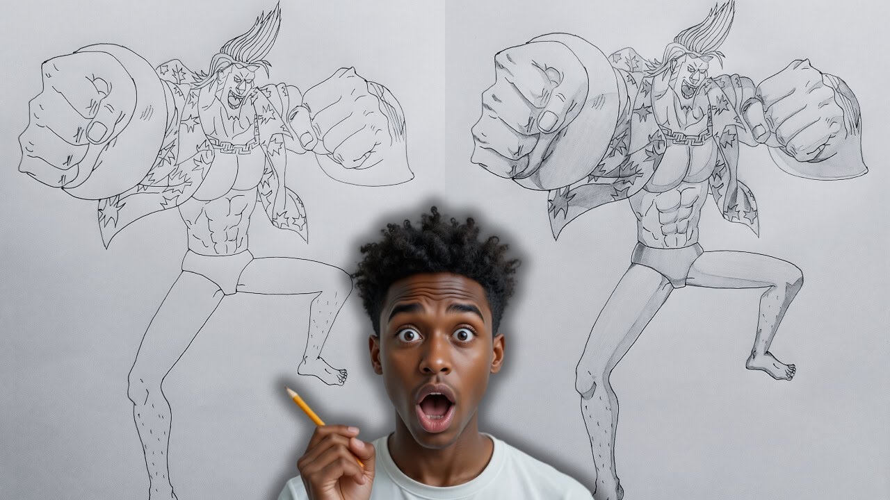 How to Draw Franky from One Piece! 🔥 Super Easy Step-by-Step Tutorial ...