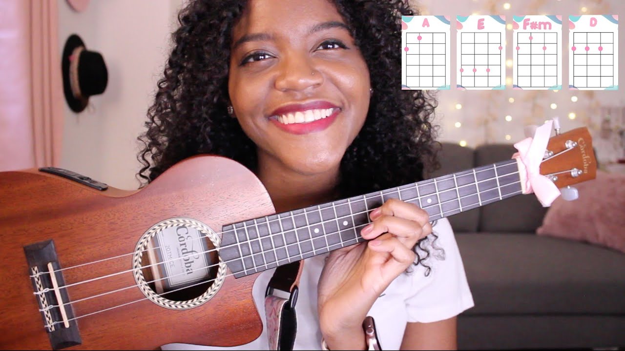 selena gomez - my mind & me - ukulele play along cover + tutorial - YouTube