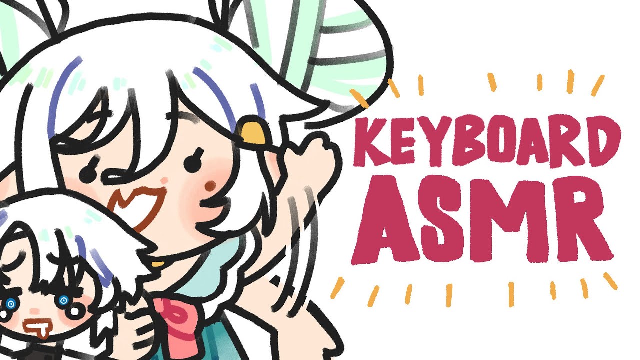 【KEYBOARD ASMR】Relaxing click clacking for the evening - YouTube
