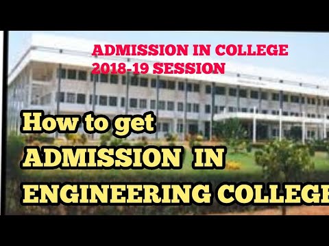 How to get admission in an engineering college - YouTube