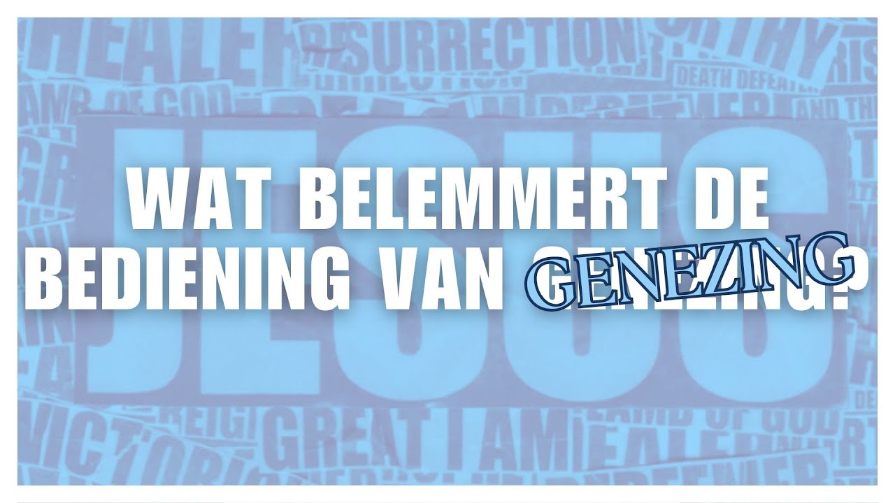 Pastor Jerry Mendeszoon - Wat Belemmert de Bediening van Genezing ...