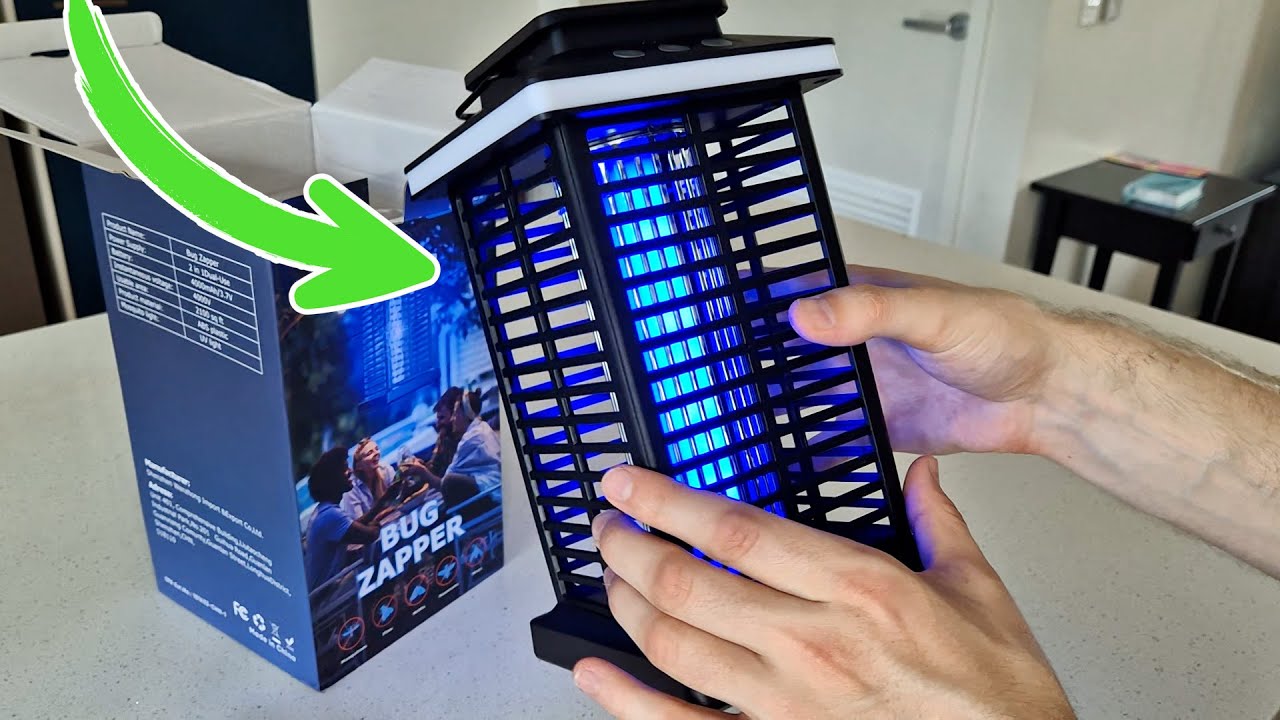 Say Goodbye to Bug Sprays with the Outdoor Bug Zapper 2-in-1 - YouTube