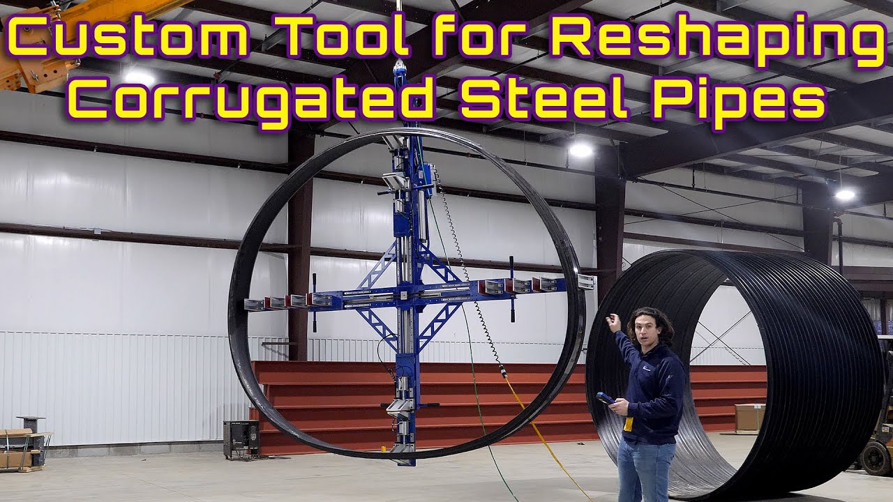 Custom Tool for Gripping, Pitching, and Reshaping Corrugated Steel ...
