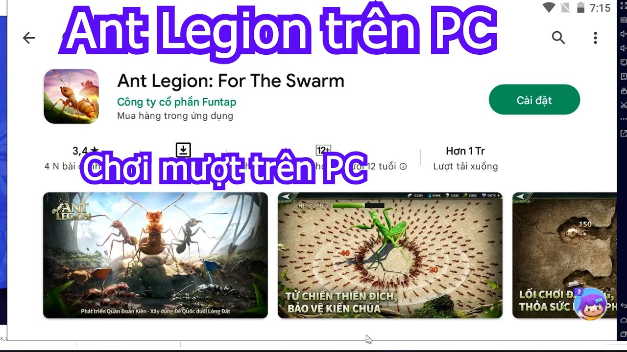 Cách tải Ant Legion For The Swarm trên PC Máy tính, Cách tải cho Laptop ...