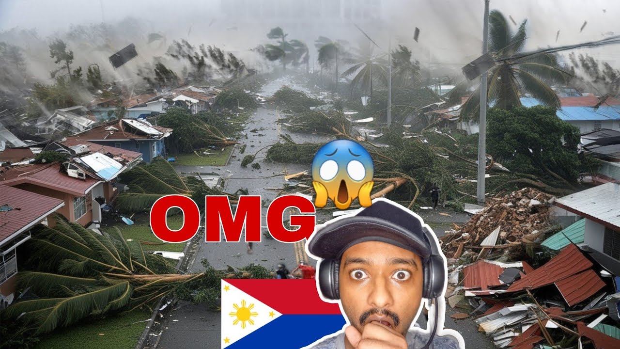 Today the Philippines is in chaos! Super Typhoon Marce destroys houses ...