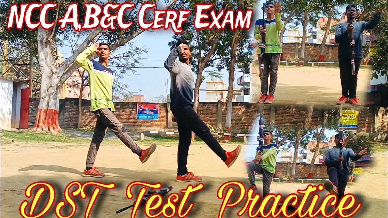 DST Test 🫡For Ncc A, B&C Certificate Exam 2025🇮🇳 Ncc Drill Test Kaishe ...