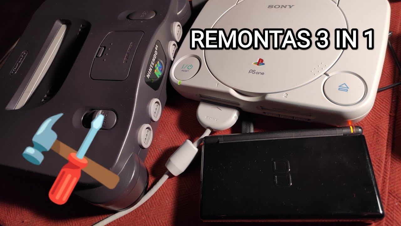 N64, PSone ir DS Lite remontai - YouTube