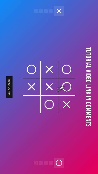 Simple Drag & Drop Tic-Tac-Toe Game using Html CSS & JavaScript #shorts - YouTube