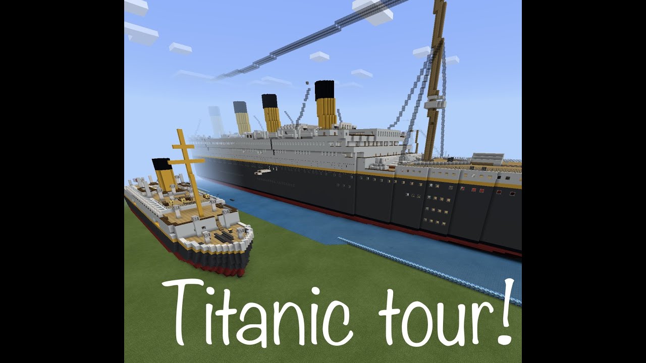 Minecraft-Titanic tour with interior! - YouTube