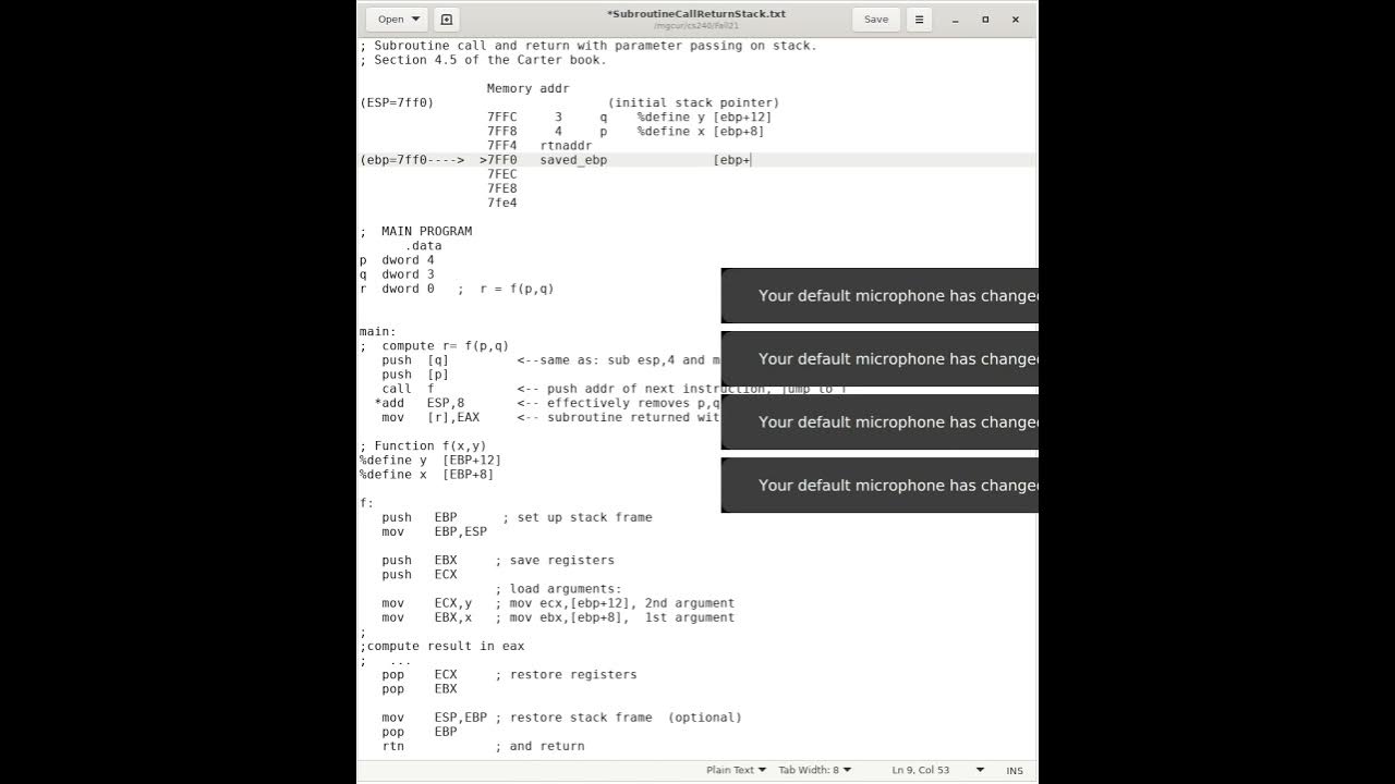 Subroutine with parameters - YouTube