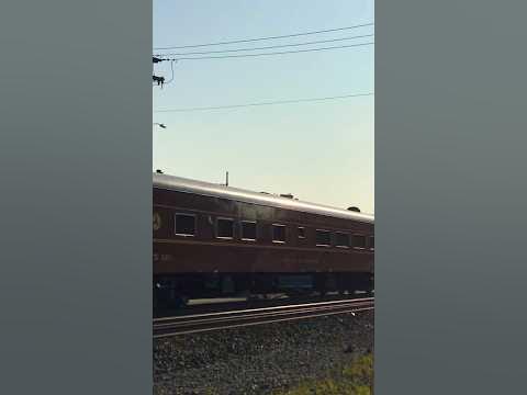 FRA Inspection Car Trails Behind Amtrak 49 - YouTube