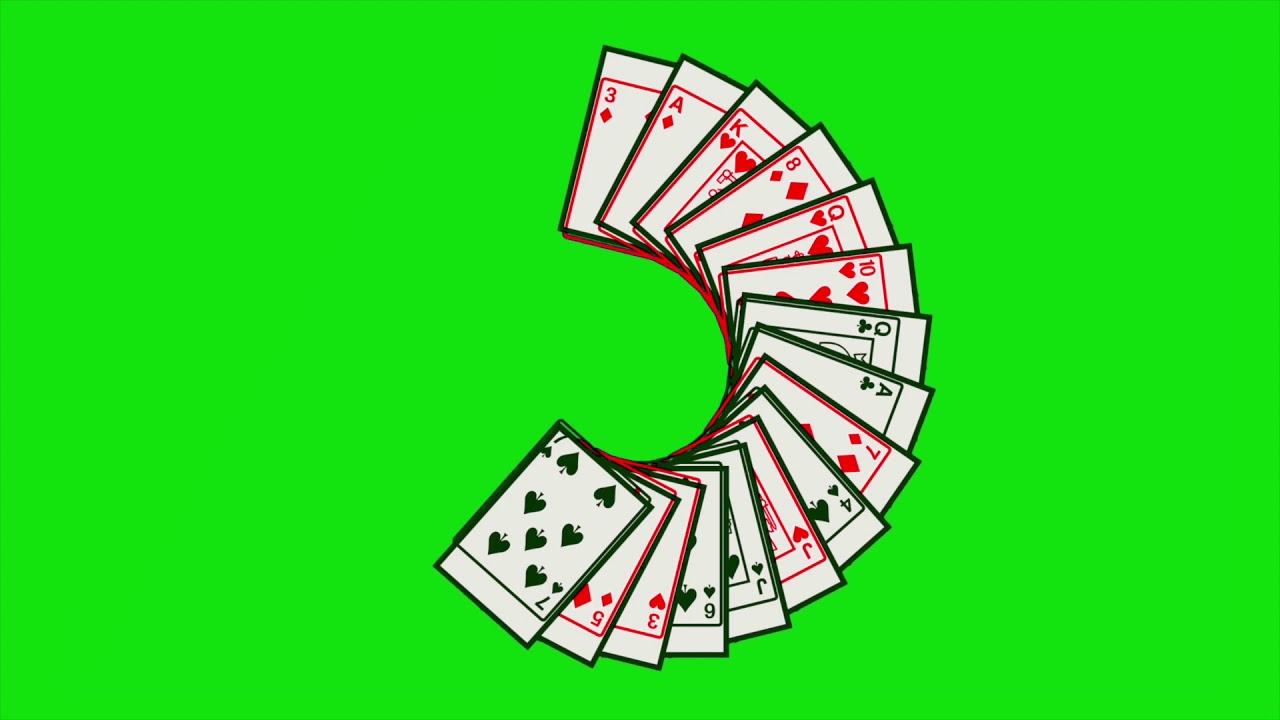Shuffle Playing Cards Green Screen Effects - YouTube