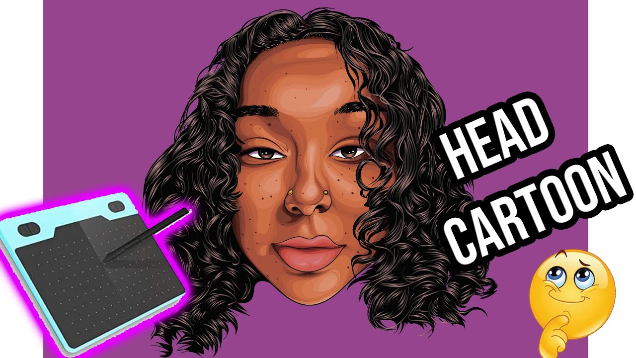 HOW TO MAKE HEAD CARTOON - YouTube
