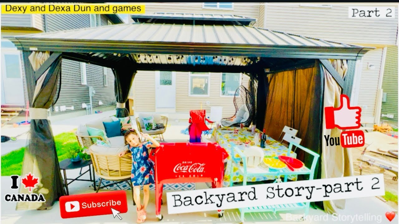 BACKYARD STORY/BACKYARD DOCUMENTATION 🇨🇦-part 1#backyardstory #familyvlog #familyfun - YouTube