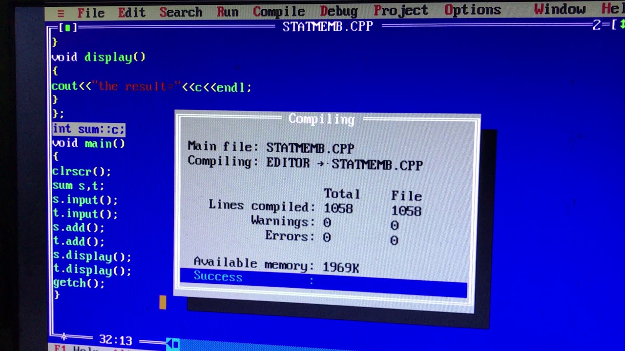 Static Data Member And Member Function In Ctamilc Static Members