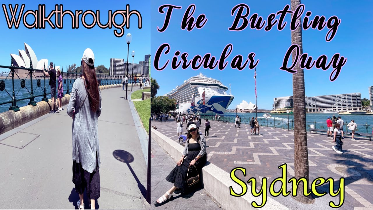 Let's walk around in the hustling bustling Circular Quay, SYDNEY - YouTube
