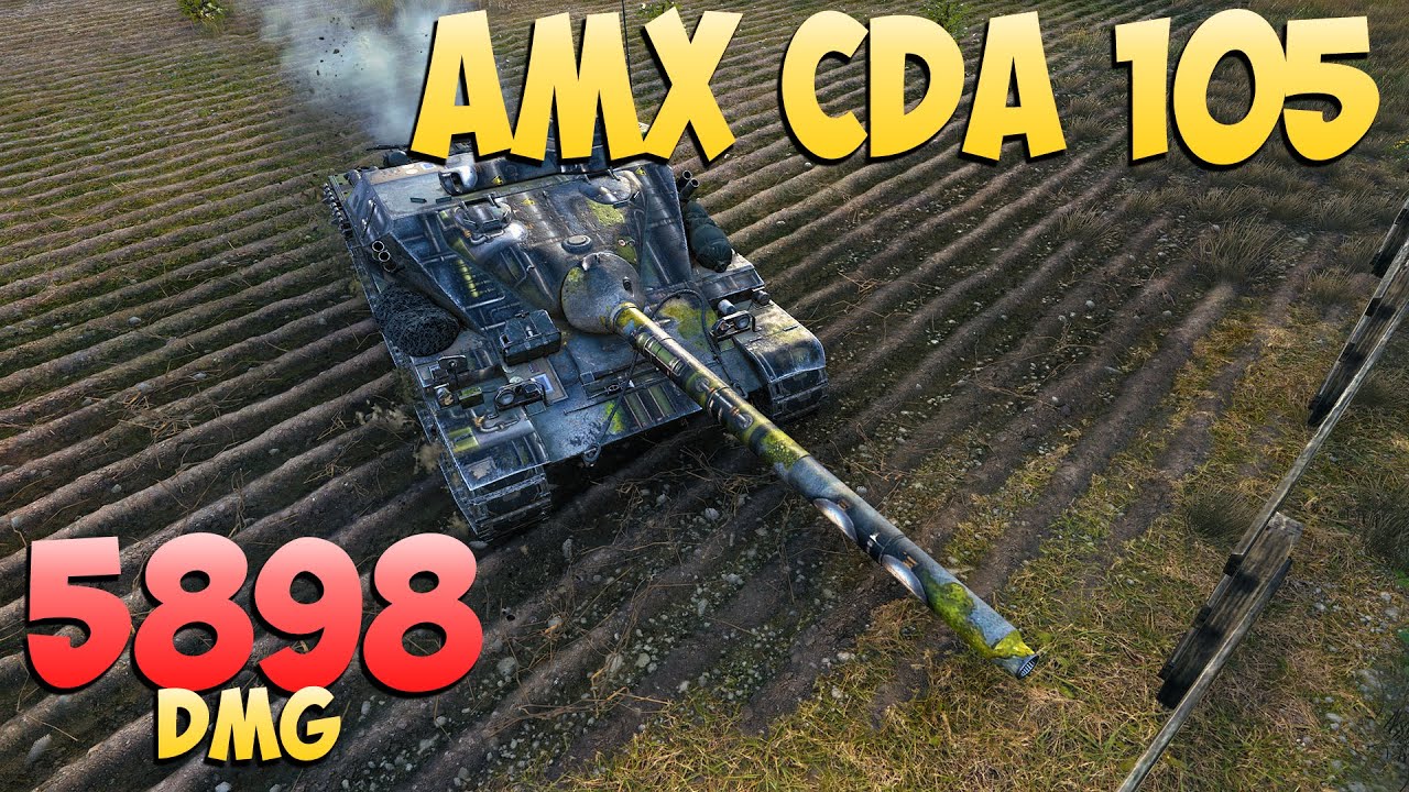 AMX Cda 105 - 5 Kills 5.8K DMG - Responsible! - World Of Tanks - YouTube