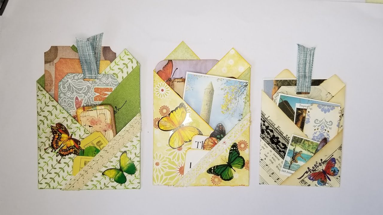 Mountain Pockets - Junk Journal Junkies - CANADA - 3 Pocket Swap - YouTube