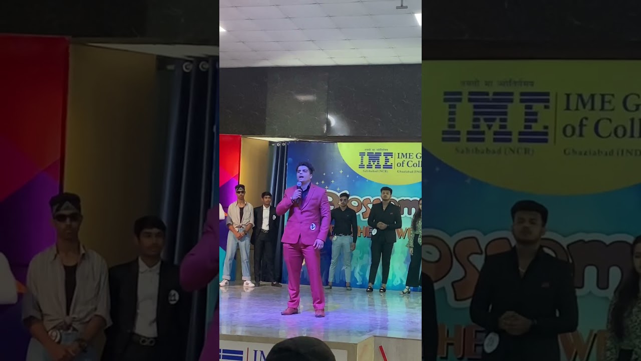 Introduction Round Fresher Party Ime management college sahibabad ...