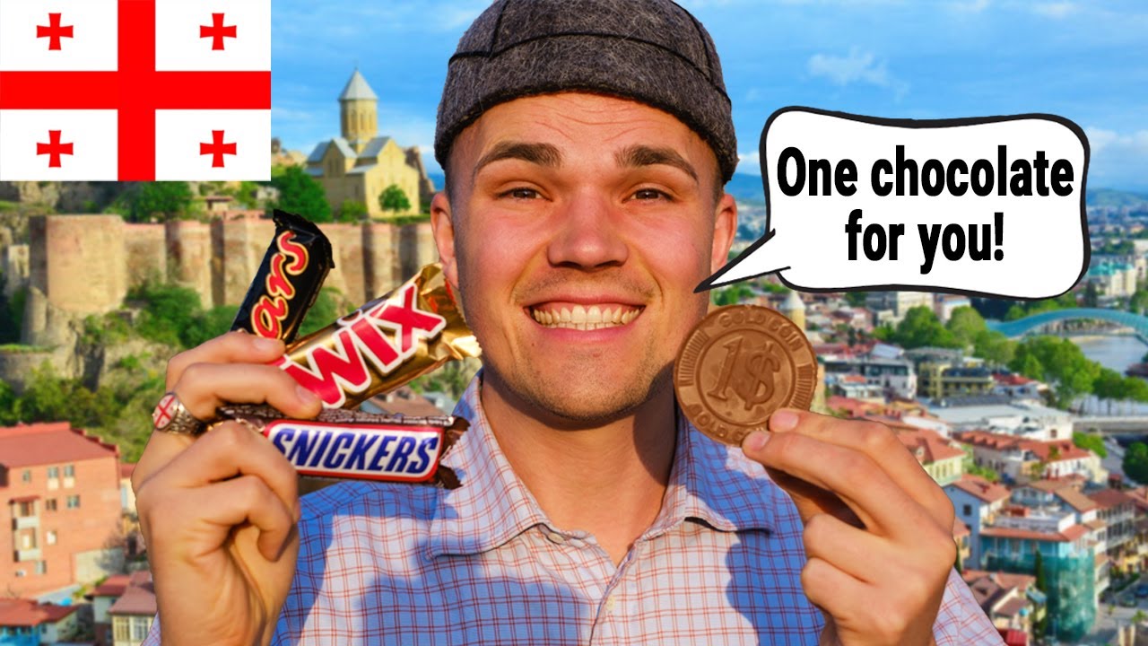 Giving Away Chocolate for Happy Woman's Day! 🇬🇪 - YouTube