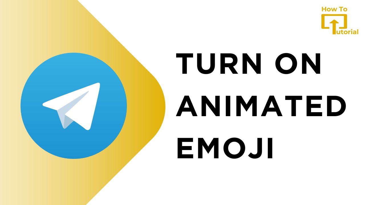 How to Turn ON Animated Emoji on Telegram - YouTube