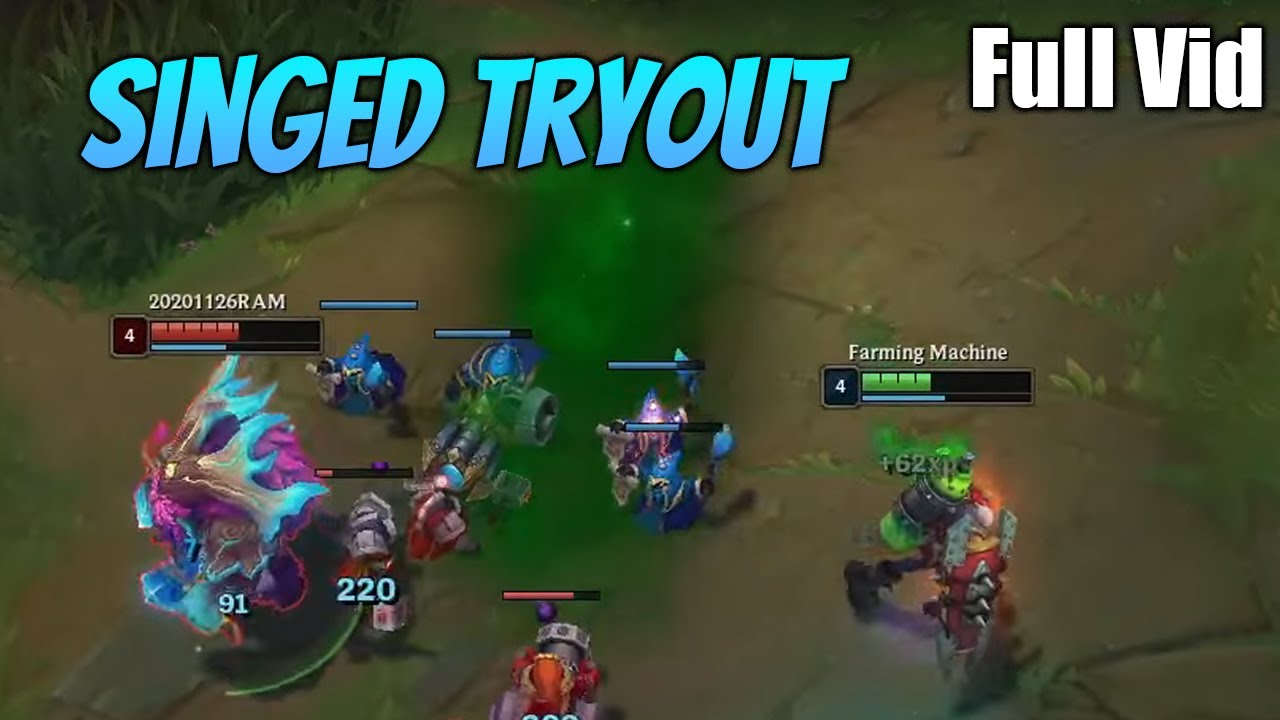 fyi, Teemo is in his gas tank. [Singed vs Ornn] - YouTube