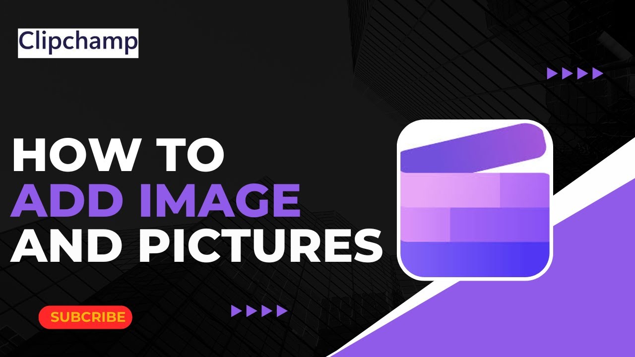 How to Add Image and Pictures in Clipchamp ! - YouTube