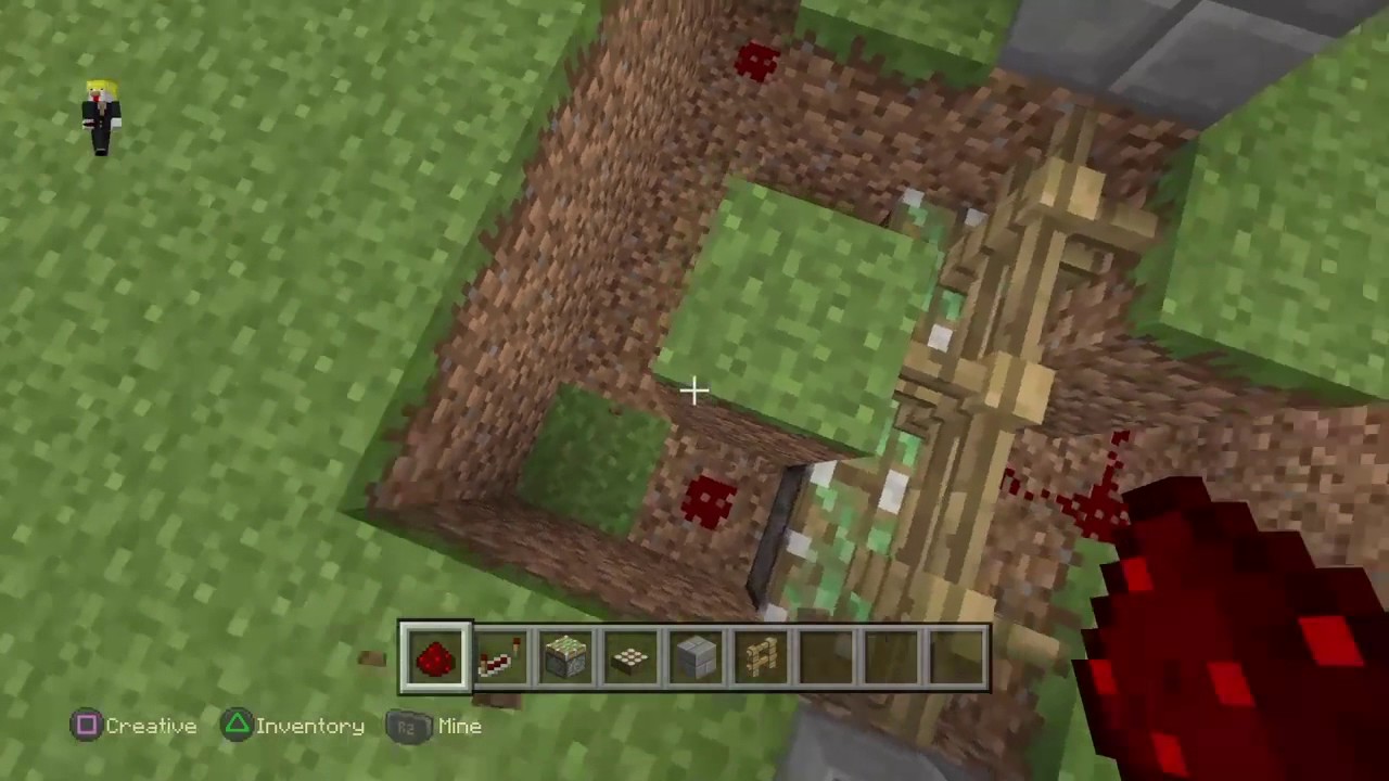 Minecraft Redstone Gate tutorial - YouTube