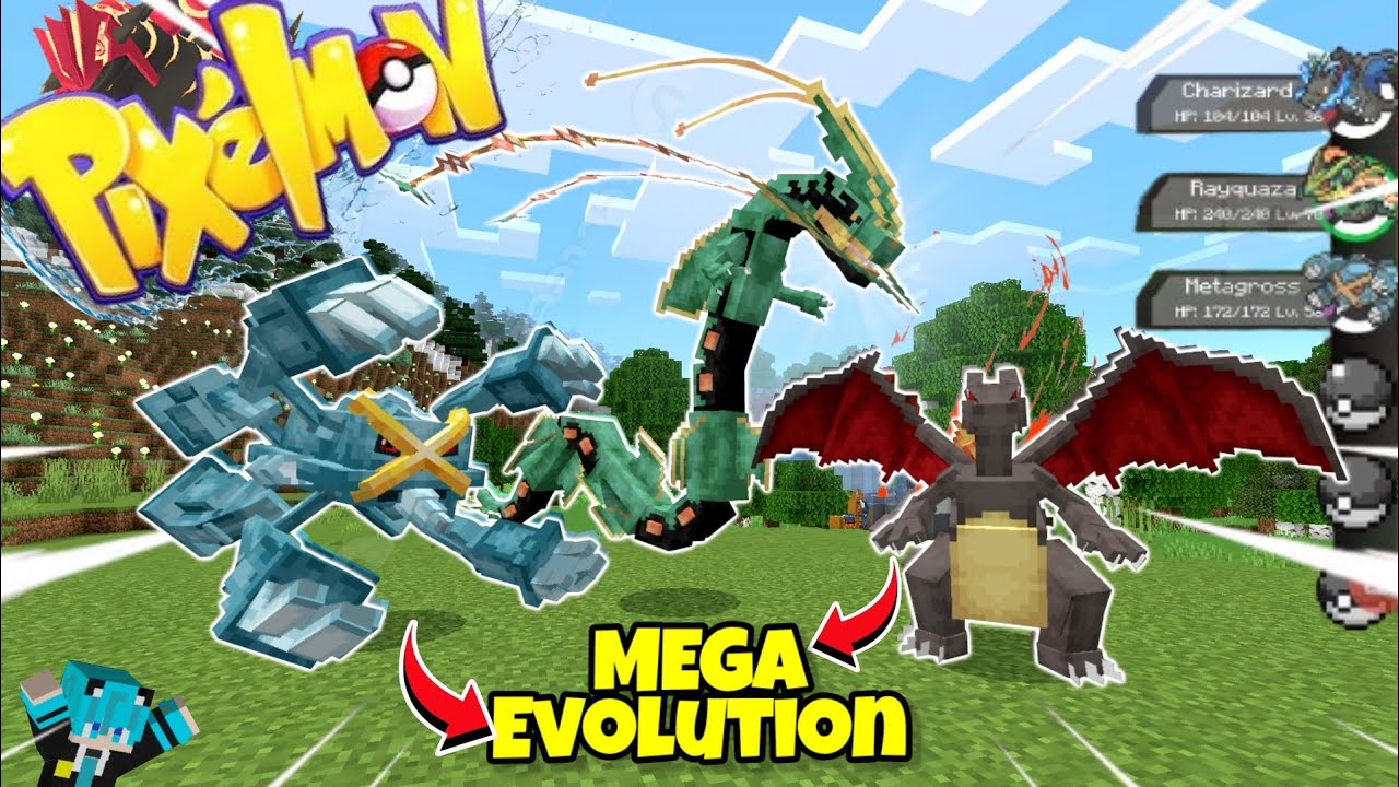 🔥MOD MEGA POKEMON MINECRAFT PE *MCPE 1.20.81 SIÊU NHẸ - YouTube