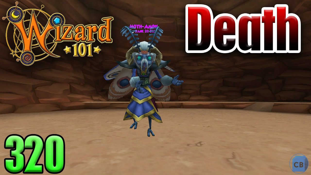 Wizard101 Death Walkthrough #320 Moth Amon - YouTube