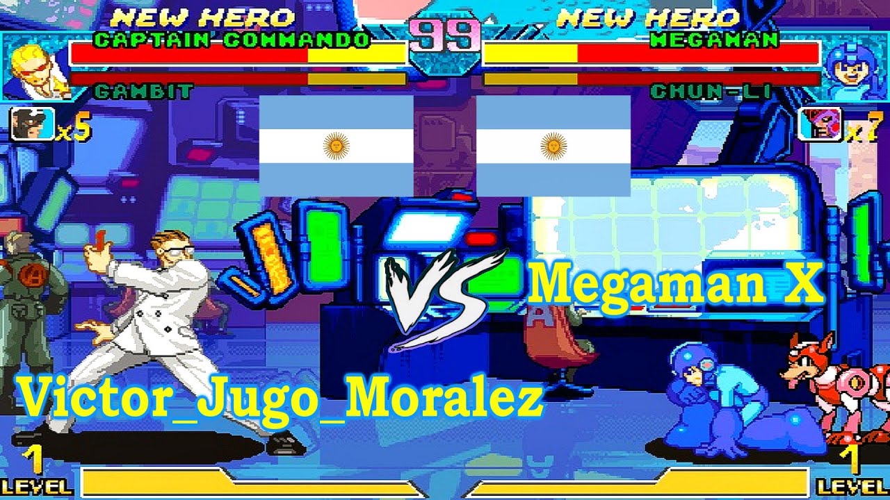 Marvel vs Capcom - Victor_Jugo_Moralez vs Megaman X - YouTube