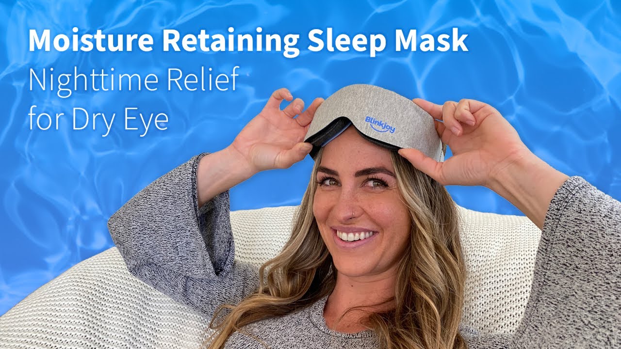 Blinkjoy Moisture Retaining Sleep Mask - Product Tour - YouTube