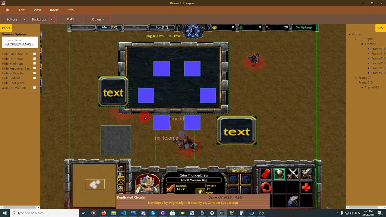 Warcraft 3 UI Designer: Creating & Modifying Elements - YouTube
