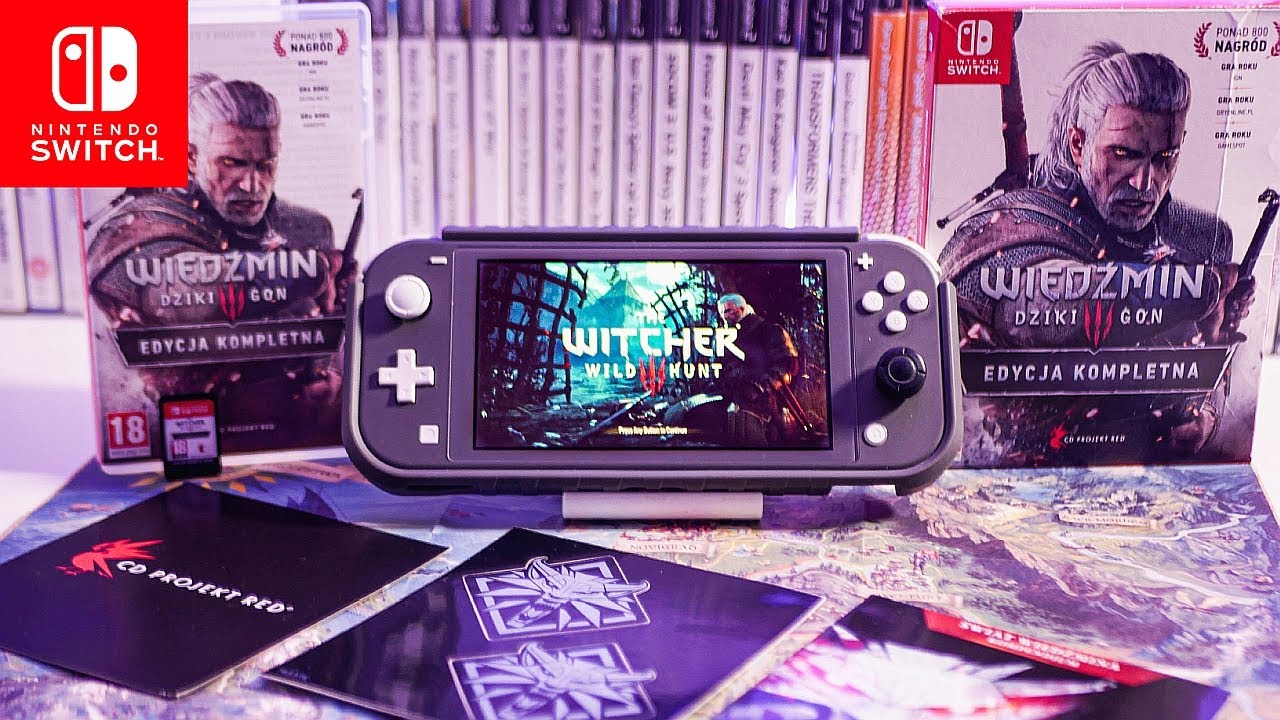Witcher 3 Complete Edition Nintendo Switch (LIMITED!) unboxing ...
