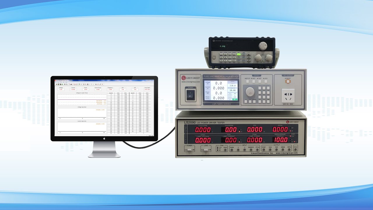 LS2090 LED Power Driver Tester - YouTube
