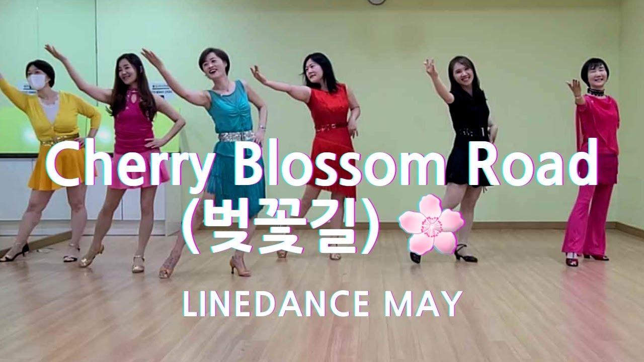 Cherry Blossom Road Line Dance (Beginner: May Cho)- Demo - YouTube
