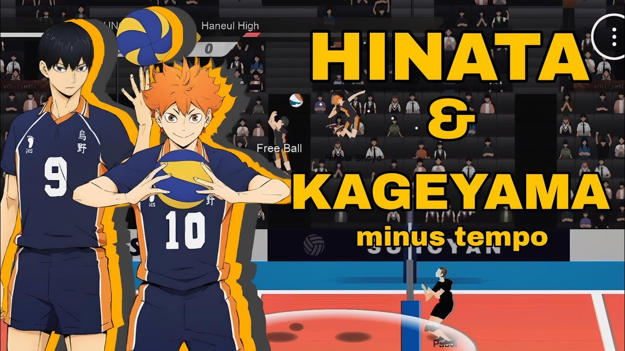 THE SPIKE x HAIKYUU Edit, HINATA & KAGEYAMA Minus Tempo Attack.The ...