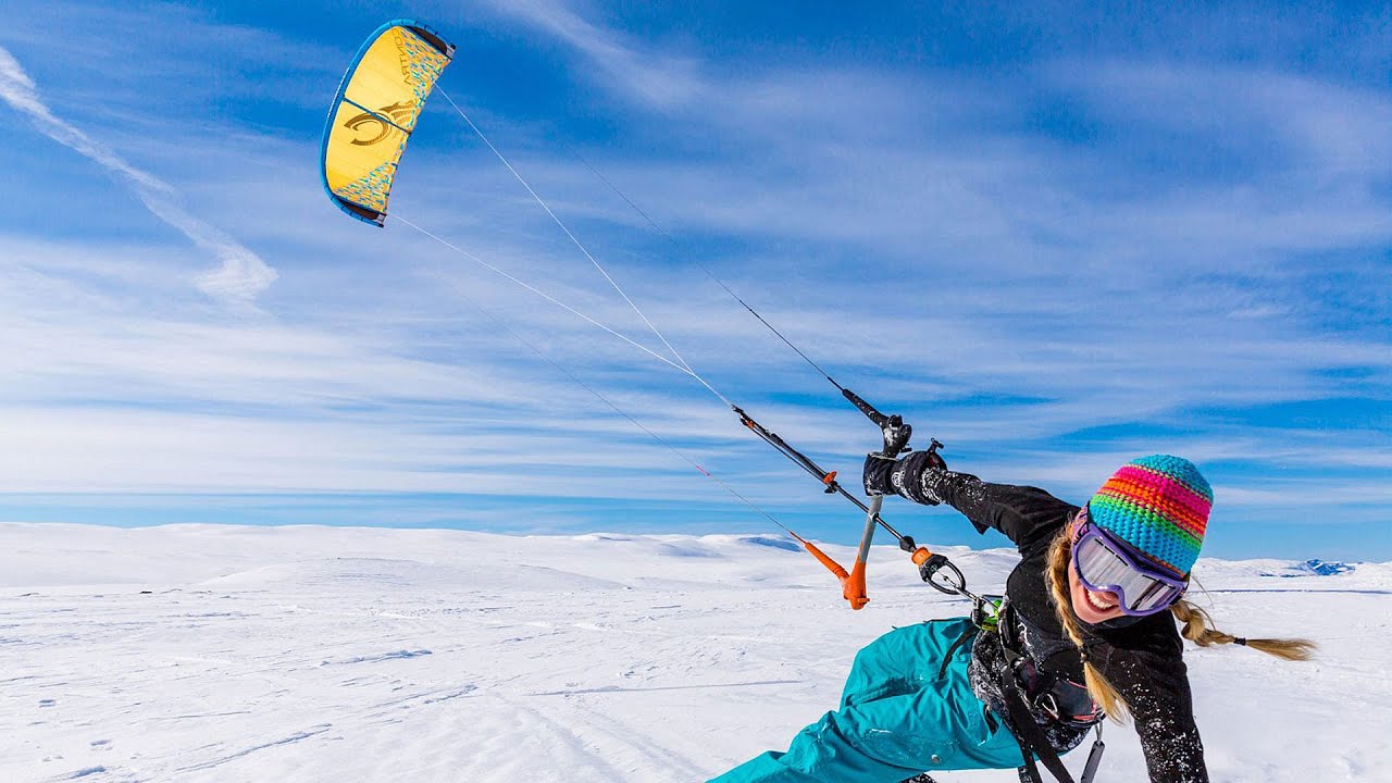 Try Snowkiting In Armenia! HD - YouTube