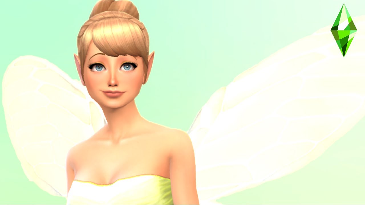 Tinkerbell [Peter Pan] : Create a sim I Sims 4 - YouTube