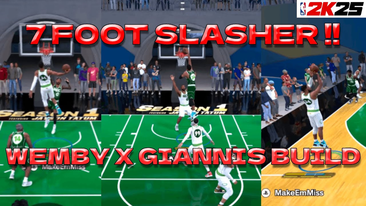 The MOST FUN big man build on NBA 2k25.... A 7 FOOT SLASHER (Return of ...