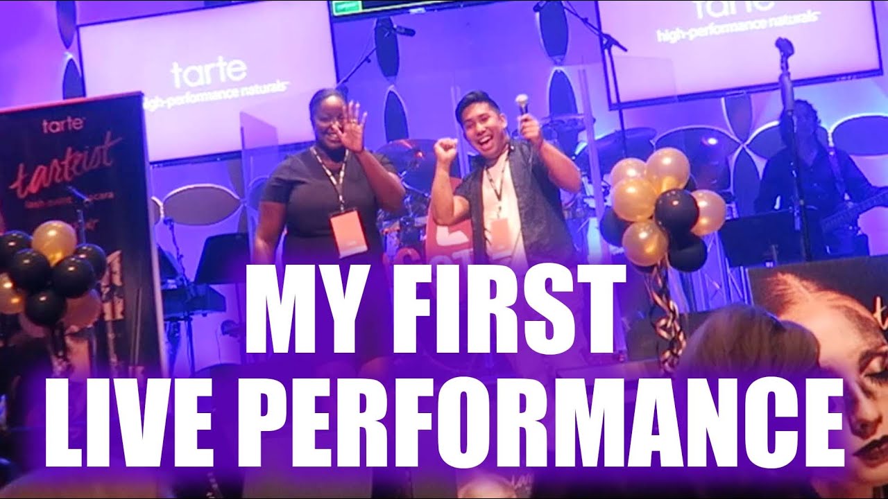 MY FIRST LIVE PERFORMANCE - YouTube