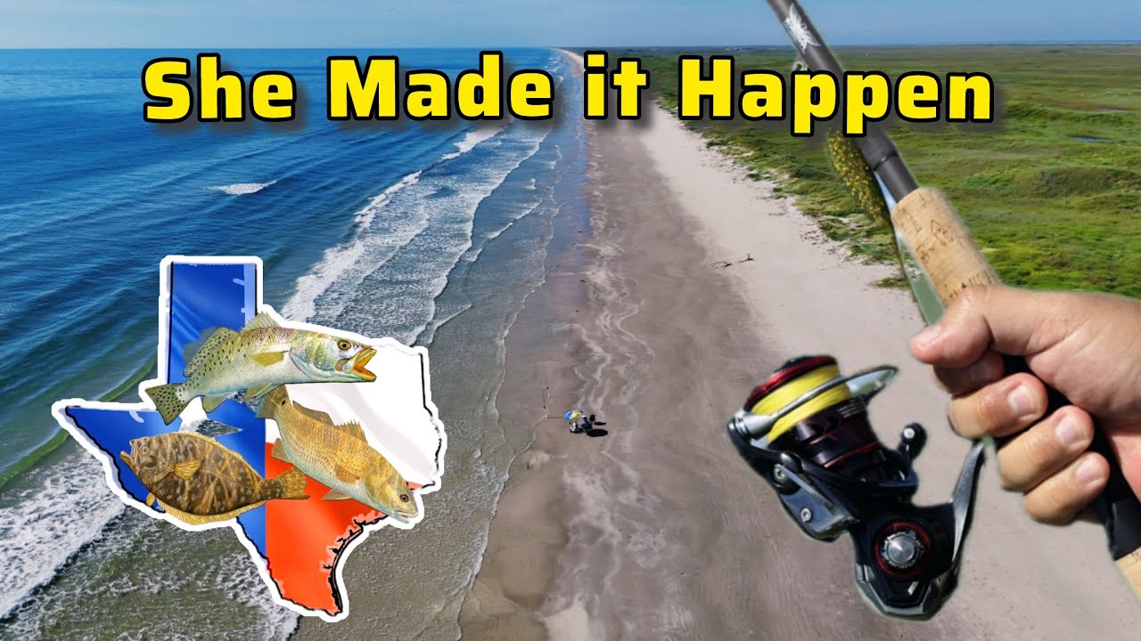 TEXAS SLAM Surf fishing Corpus Christi, TX - YouTube