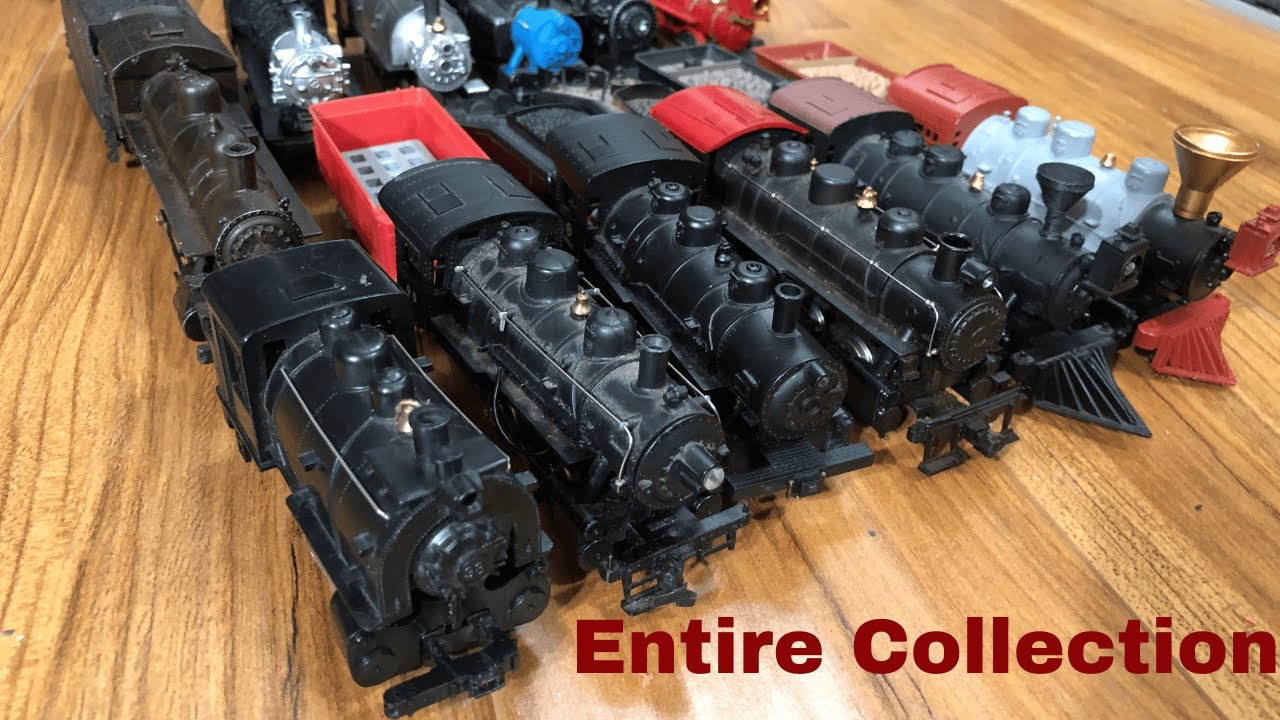 MY ENTIRE HO SCALE COLLECTION! HO Scale Steam Locomotive Collection ...